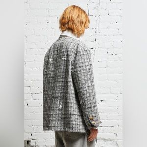 R13 | Jackets & Coats | R3 Slouch Tweed Jacket Size Medium | Poshmark